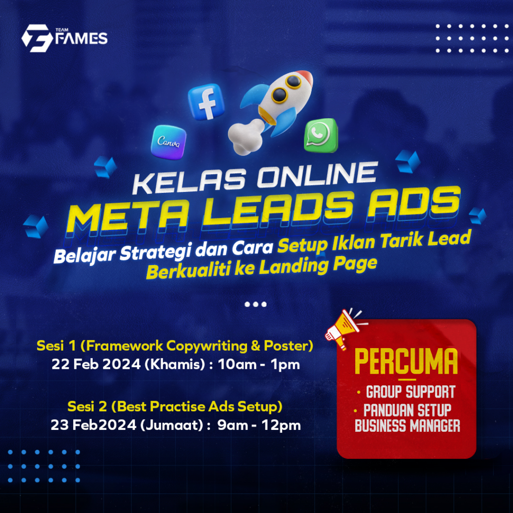 Checkout Page Kelas Meta Lead Ads Feb24 - Team Fames