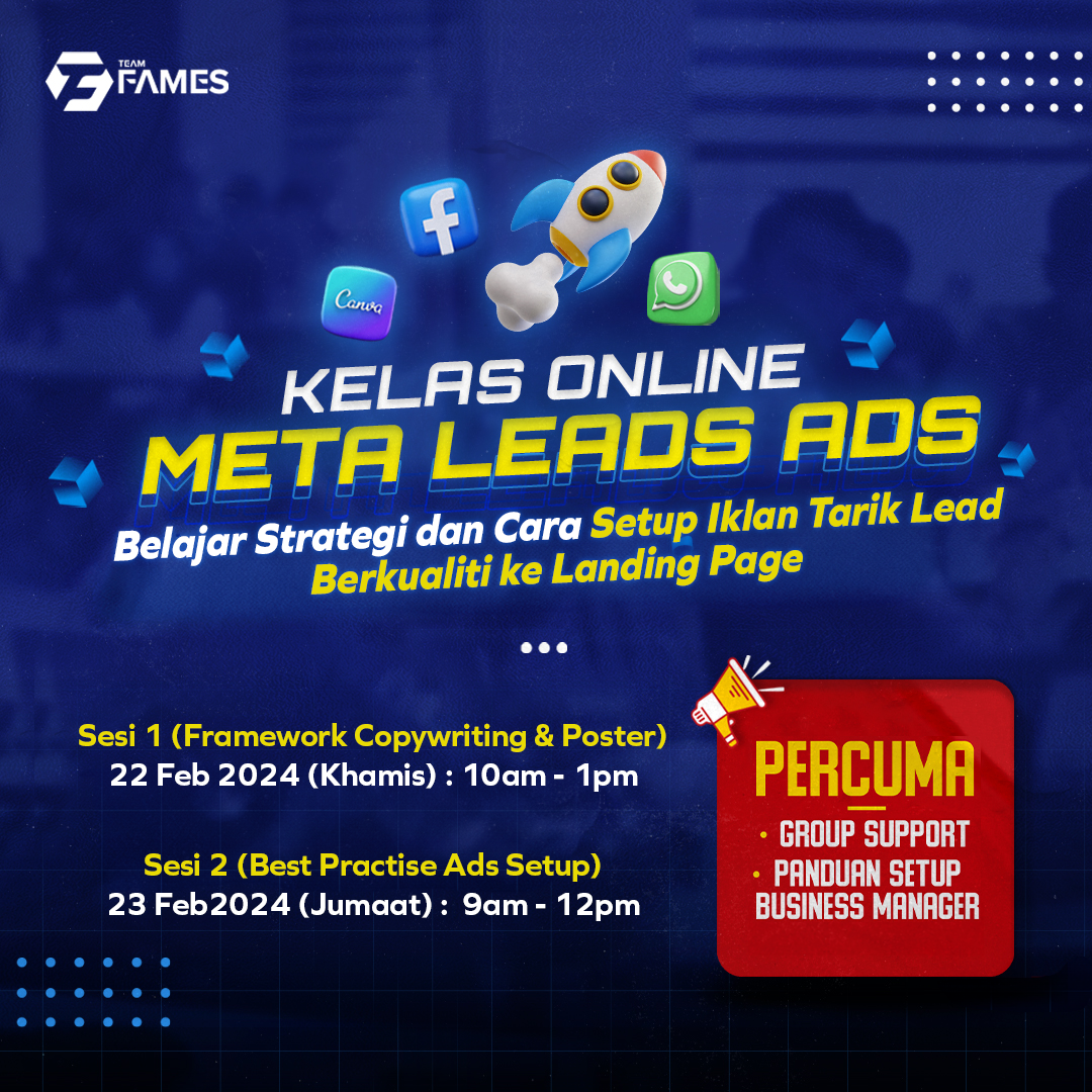 Checkout Page Kelas Meta Lead Ads Feb24 - Team Fames
